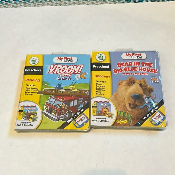 Leapfrog | Toys | Nwt My First Leappad Vroom Vroom Bear In The Big Blue ...